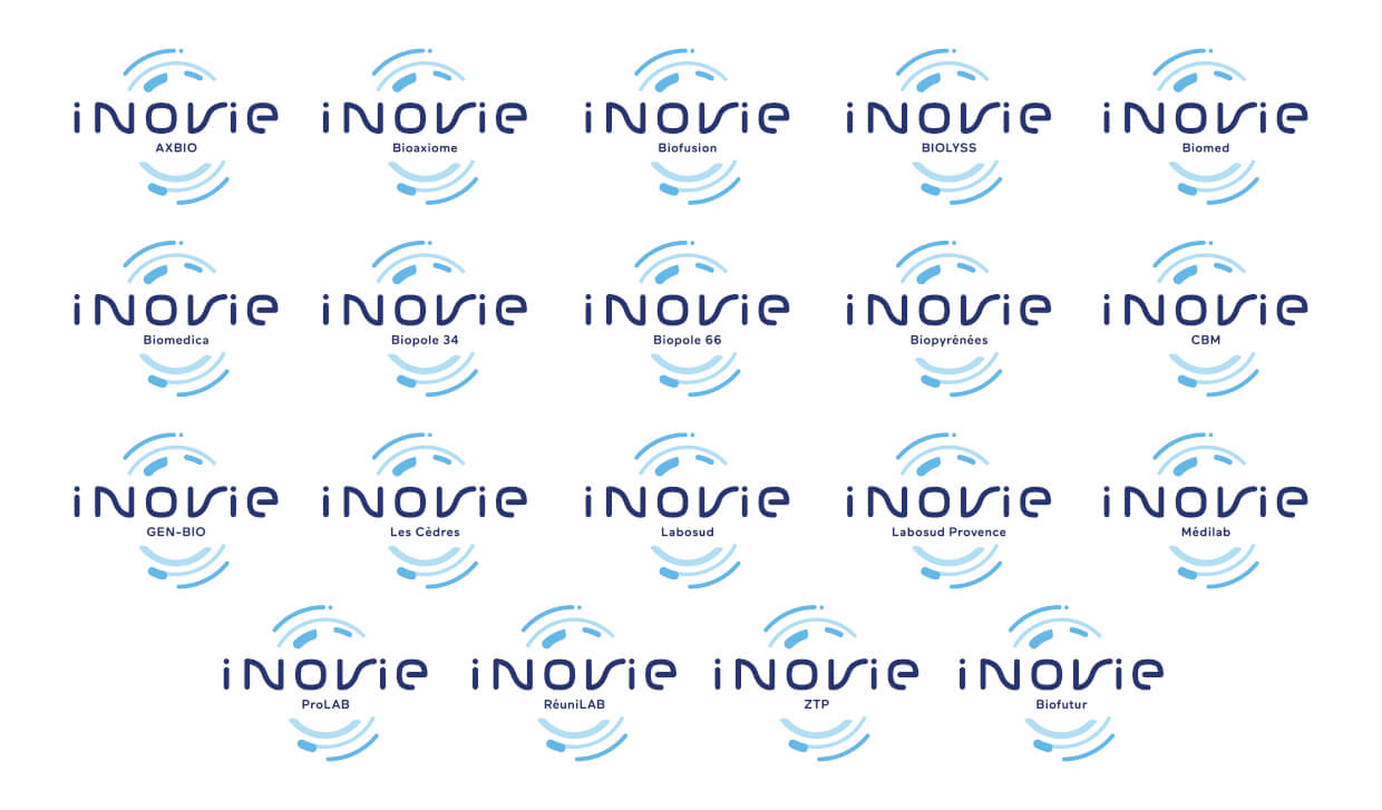 Les laboratoires du Groupe Inovie harmonisent leur nom et leur logo ...