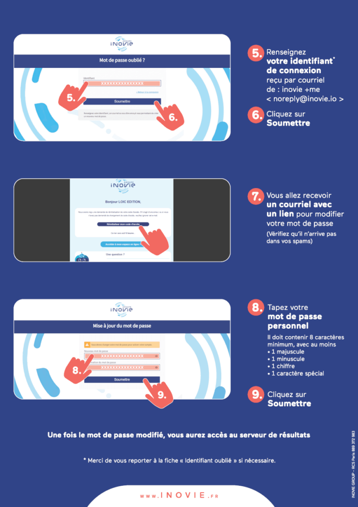Comment réinitialiser mon mot de passe pour consulter mes résultats ...