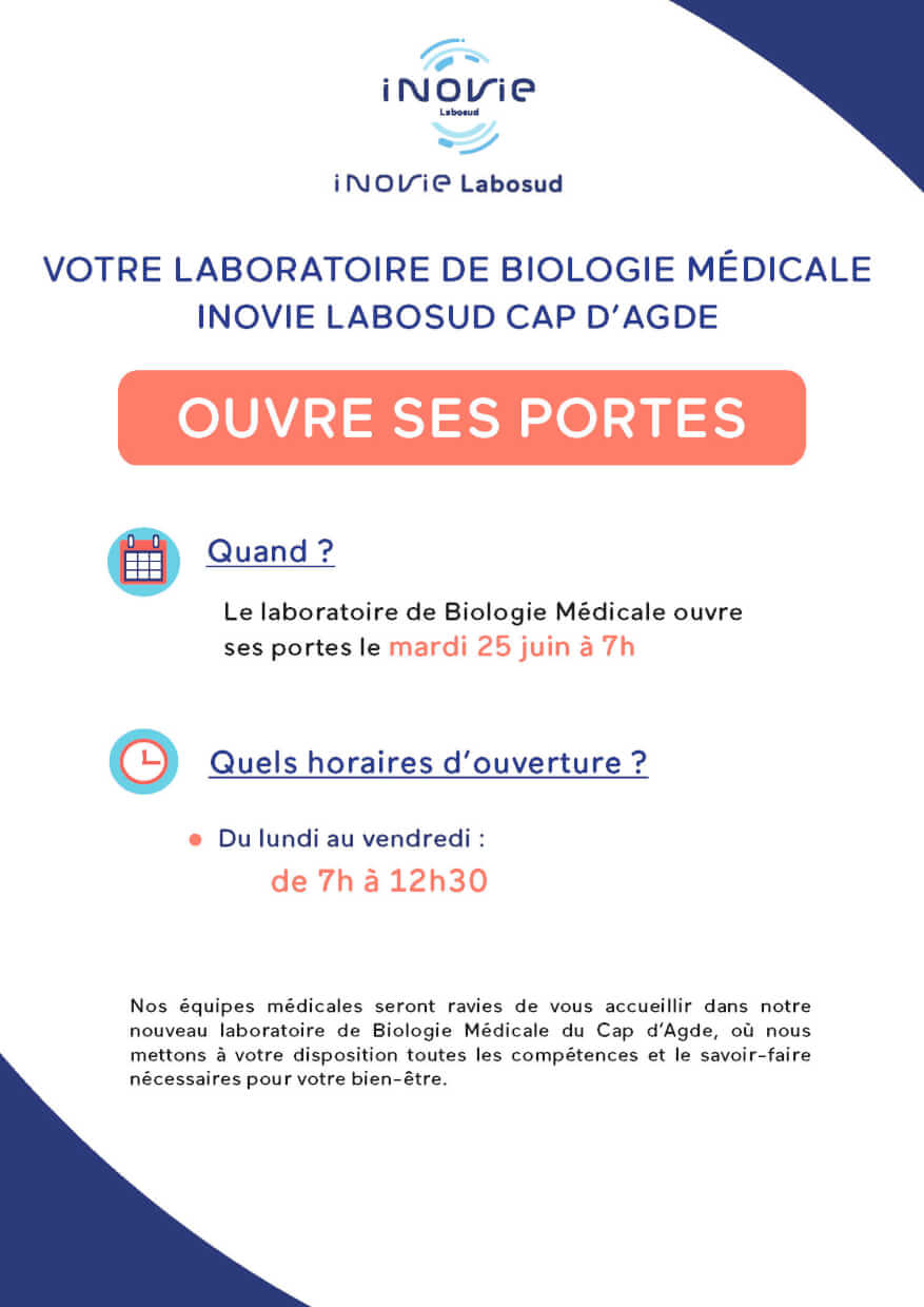INOVIE Labosud ouvre un nouveau laboratoire au Cap d'Agde – INOVIE +me